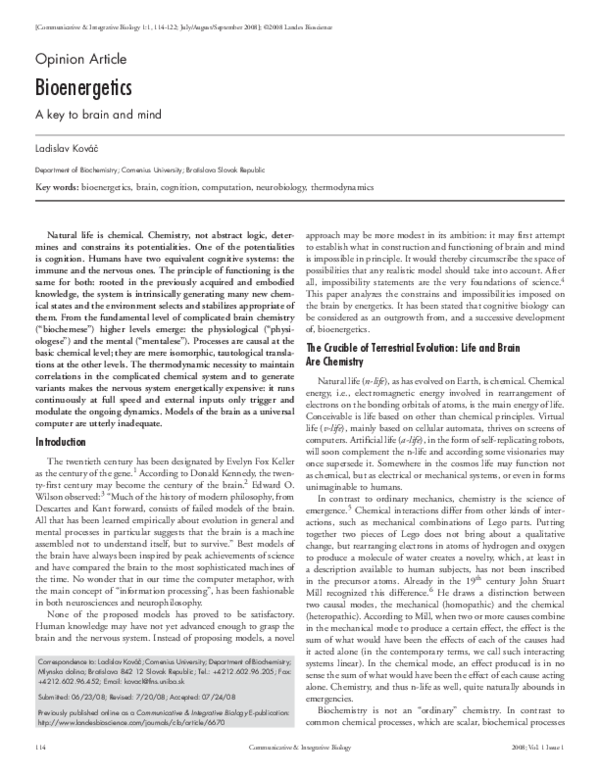 (PDF) Bioenergetics