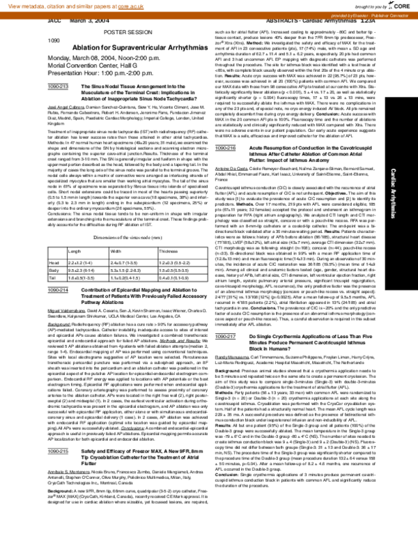 (PDF) 1090-213 The sinus nodal tissue arrangement into the musculature ...