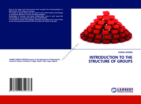 (PDF) INTRODUCTION TO THE STRUCTURE OF GROUPS