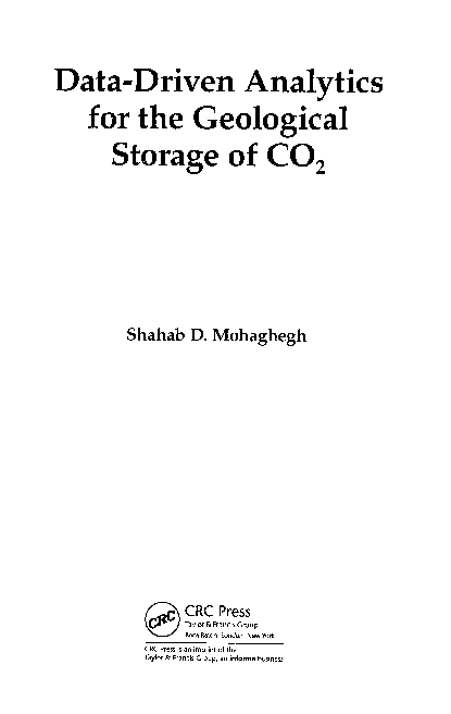 (PDF) Data-Driven Analytics for the Geological Storage of CO2