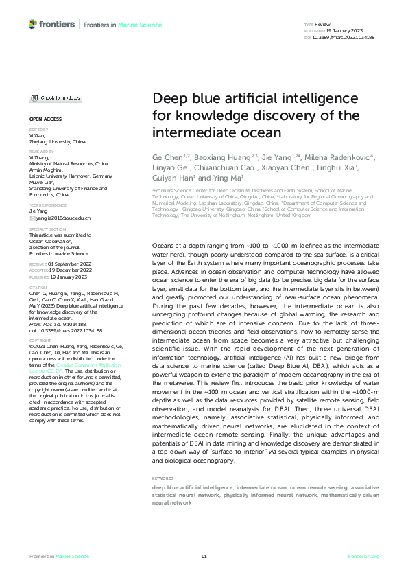 (PDF) Deep blue artificial intelligence for knowledge discovery of the ...