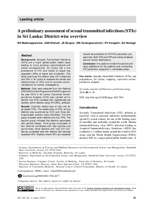 (PDF) As a research reviewer for - "A preliminary assessment of sexual ...