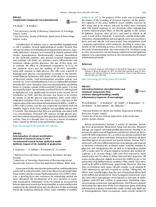 (PDF) Determination of contact sensitization potential of chemicals ...