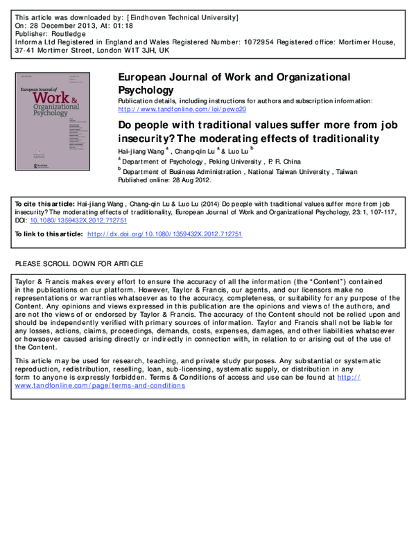 (PDF) The Multidimensional Work Motivation Scale: Validation evidence in seven languages and ...