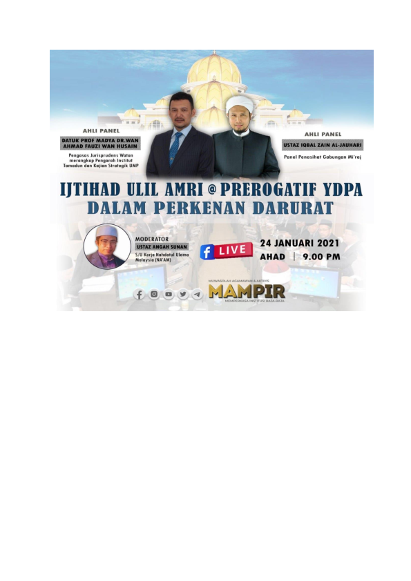 (PDF) Ijtihad Ulil Amri @ Prerogatif YDPA Dalam Perkenan Darurat