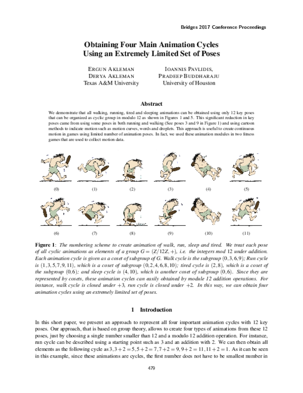 (PDF) Obtaining Four Main Animation Cycles Using an Extremely Limited ...