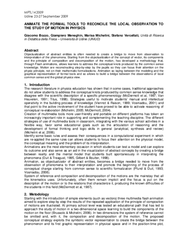 (PDF) Animate the Formal Tools to Reconcile the Local Observation to ...