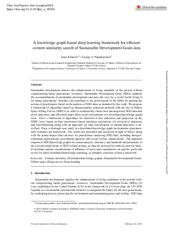 (PDF) A knowledge graph-based deep learning framework for efficient content similarity search of ...