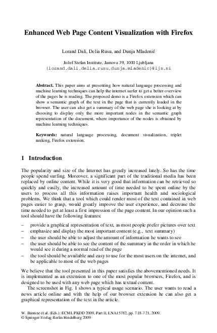 (PDF) Enhanced Web Page Content Visualization with Firefox