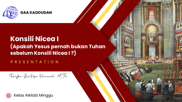 (PDF) Konsili Nicea I : Apakah Yesus Dilantik Menjadi Tuhan?