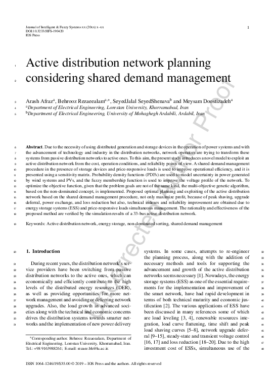 (PDF) Active distribution network planning considering shared demand ...
