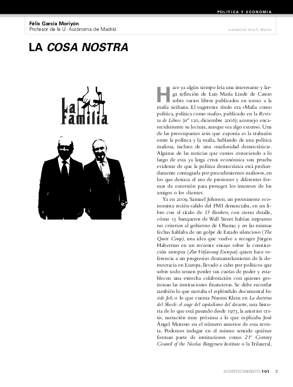 (PDF) La cosa nostra