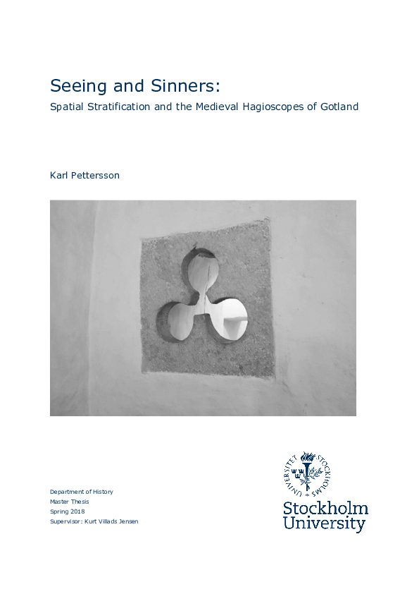 (PDF) Seeing and Sinners : Spatial Stratification and the Medieval ...