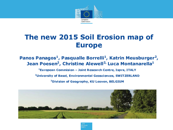 (PDF) The new 2015 Soil Erosion map of Europe