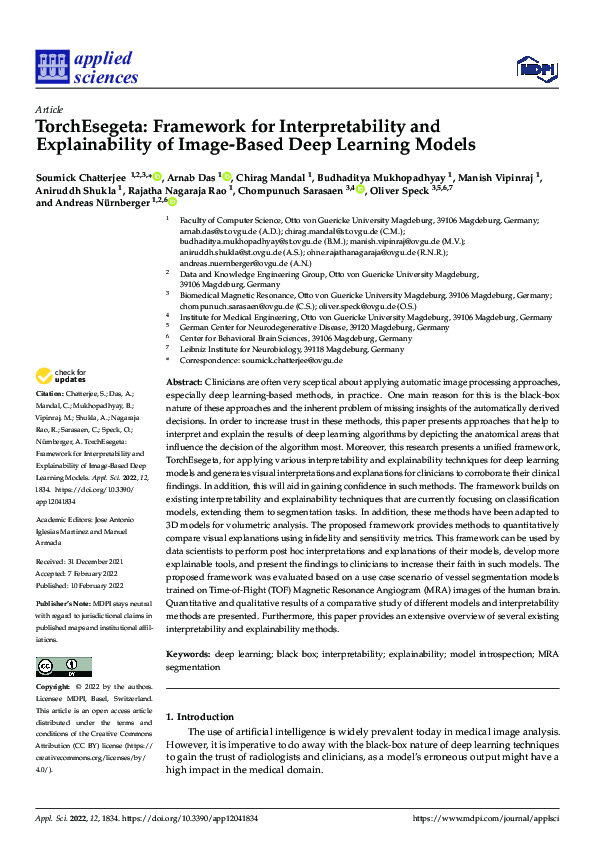 (PDF) TorchEsegeta: Framework for Interpretability and Explainability of Image-Based Deep ...