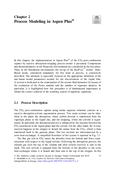 (PDF) Process Modeling in Aspen Plus®