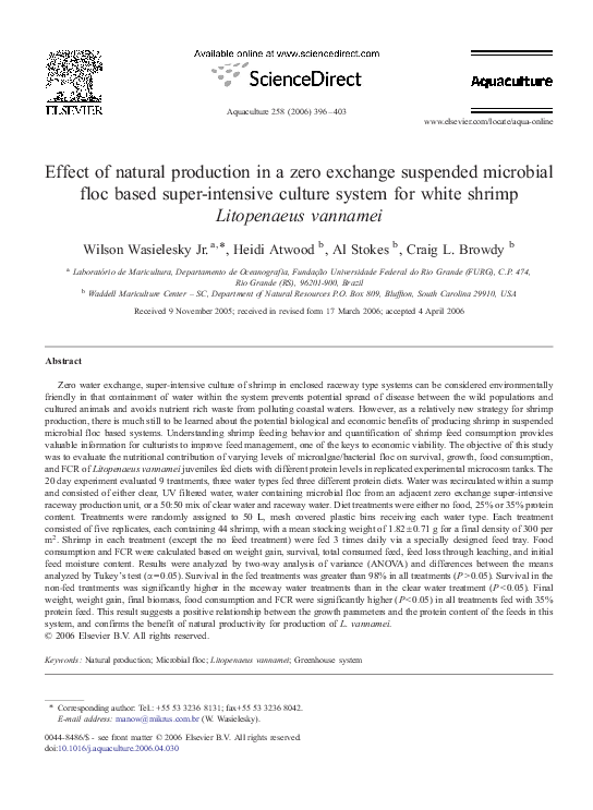 (PDF) Effect of natural production in a zero exchange suspended ...
