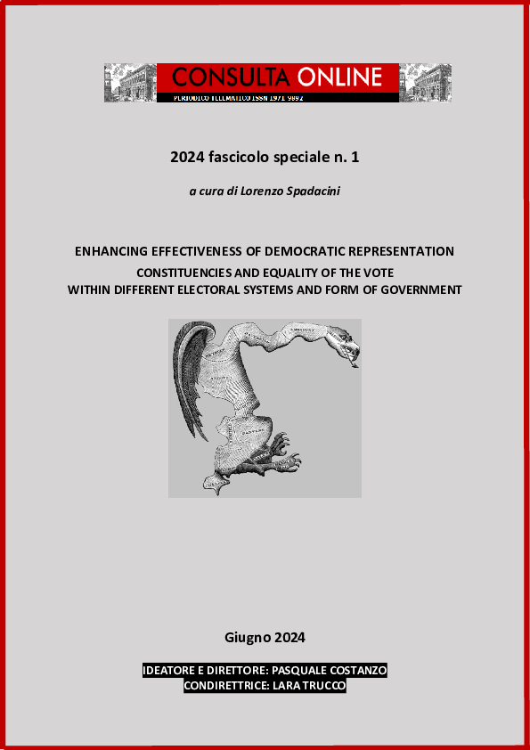 (PDF) Drawing Electoral Districts and Ensuring Equal Representation: A ...