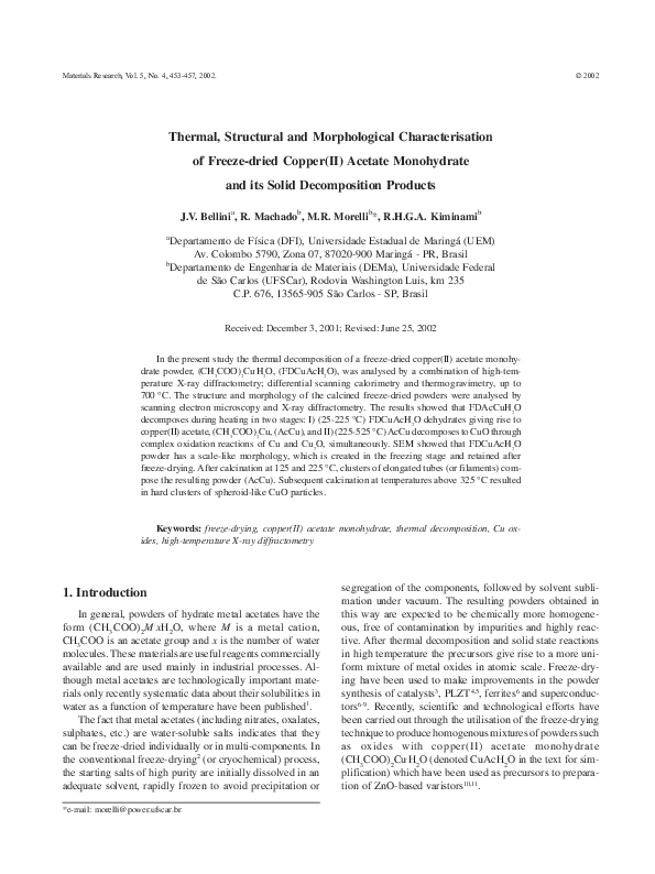 (PDF) Thermal, structural and morphological characterisation of organic rice starch after ...