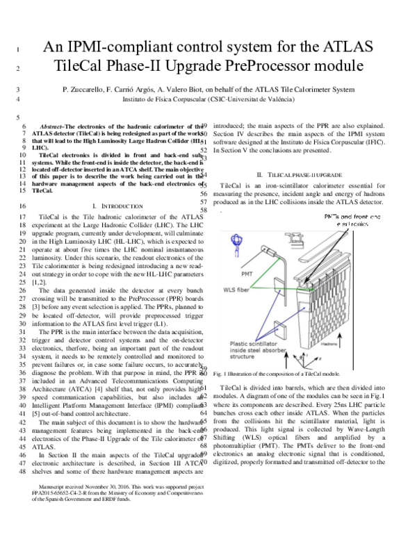 (PDF) An IPMI-compliant control system for the ATLAS tilecal phase-II ...