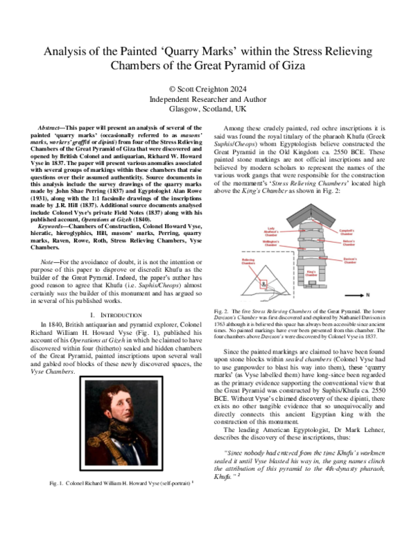 (PDF) Analysis of the Painted 'Quarry Marks' within the Stress ...