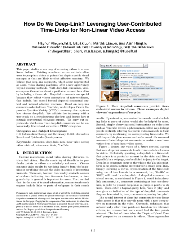 (PDF) How do we deep-link?