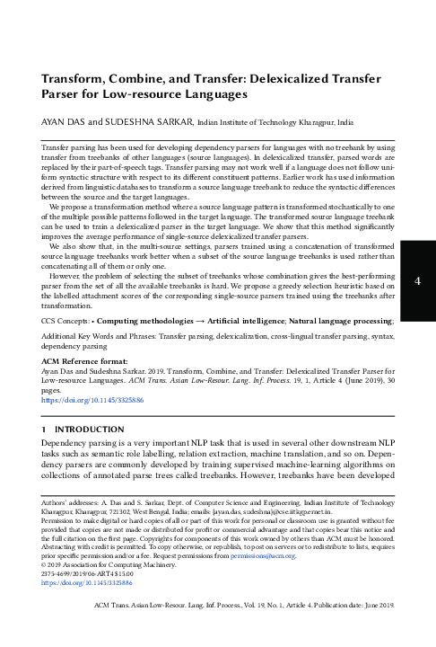 (PDF) Transform, Combine, and Transfer