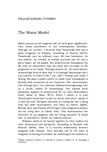 (PDF) The Mana Model