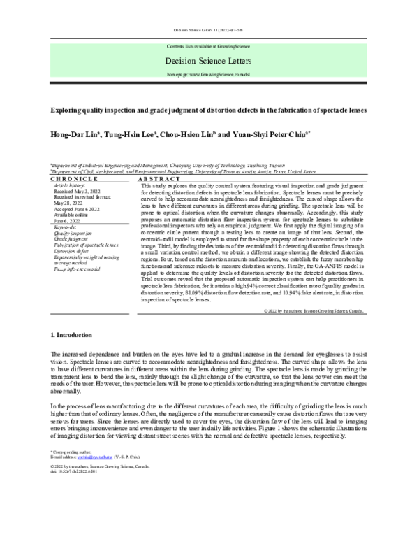 (PDF) Exploring quality inspection and grade judgment of distortion defects in the fabrication ...