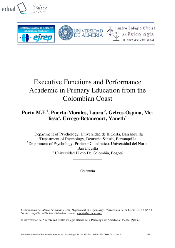 (PDF) The structure of executive function in 3-year-olds