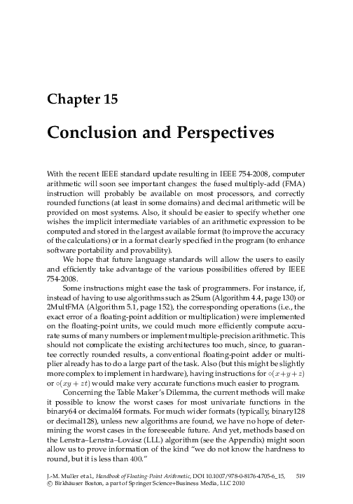 (PDF) Conclusion and Perspectives