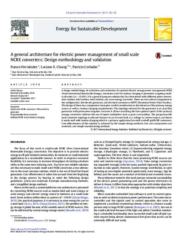 (PDF) A general architecture for electric power management of small ...