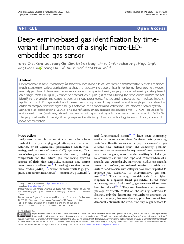 (PDF) Deep-learning-based gas identification by time-variant ...