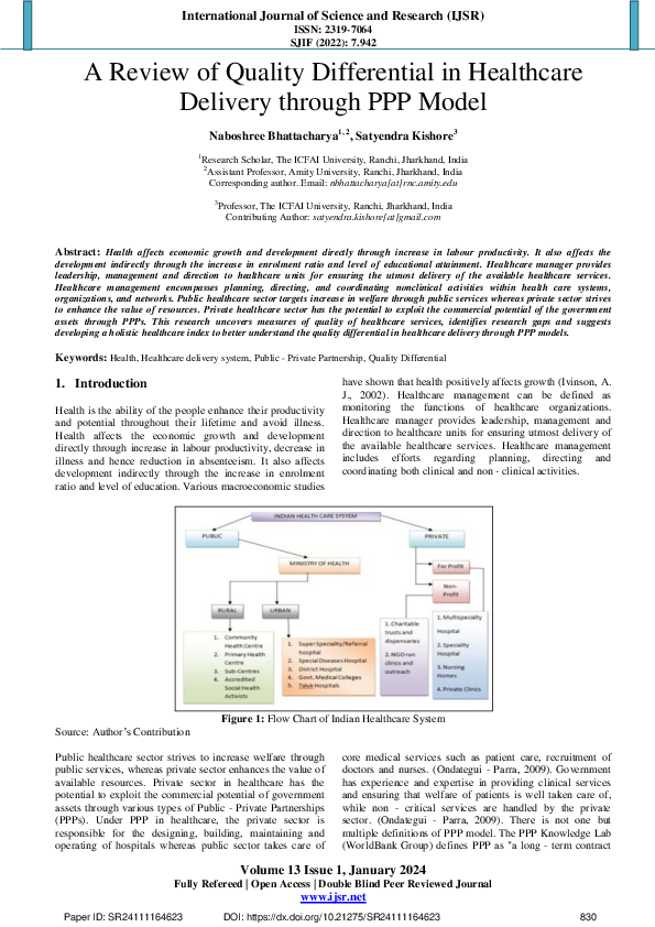 (PDF) A Review of Quality Differential in Healthcare Delivery through ...
