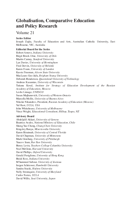 (PDF) Globalisation, Ideology and Neo-Liberal Higher Education Reforms. Globalisation ...