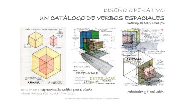 (PDF) Diseño Operativo: Un catálogo de verbos espaciales
