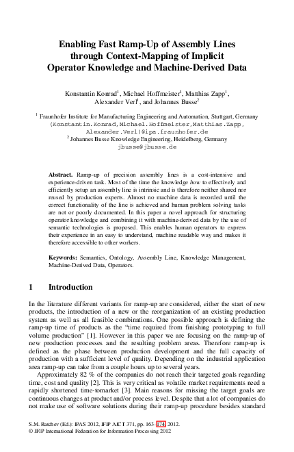 (PDF) Enabling Fast Ramp-Up of Assembly Lines through Context-Mapping of Implicit Operator ...