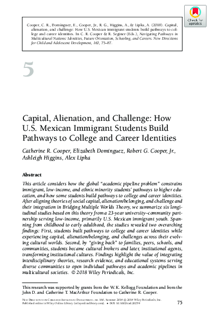 (PDF) Capital, Alienation, and Challenge: How U.S. Mexican Immigrant ...
