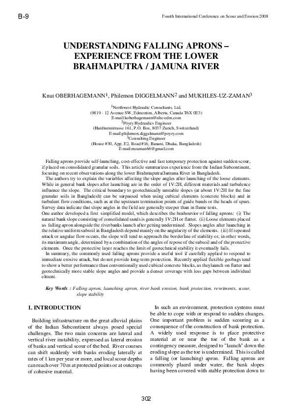 (PDF) Understanding Falling Aprons – Experience from the Lower ...