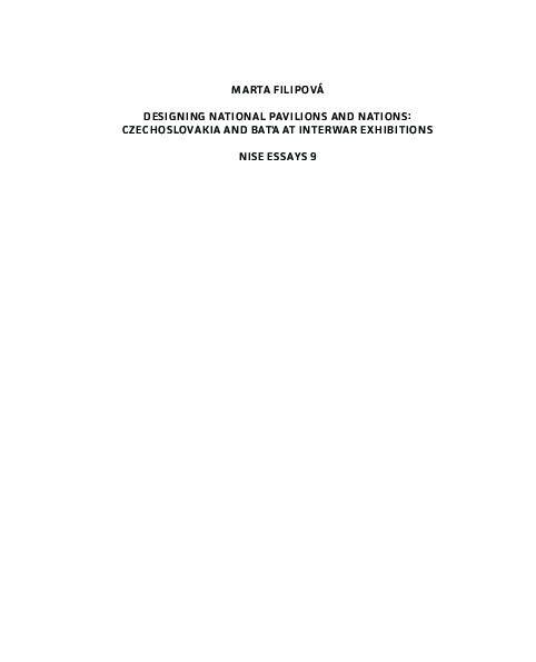 (PDF) Designing national pavilions and nations: Czechoslovakia and Bat ...