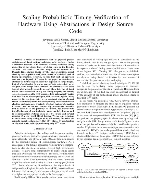 (PDF) Scaling probabilistic timing verification of hardware using ...