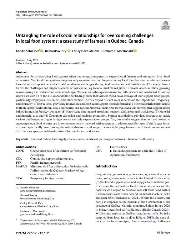 (PDF) Untangling the role of social relationships for overcoming ...