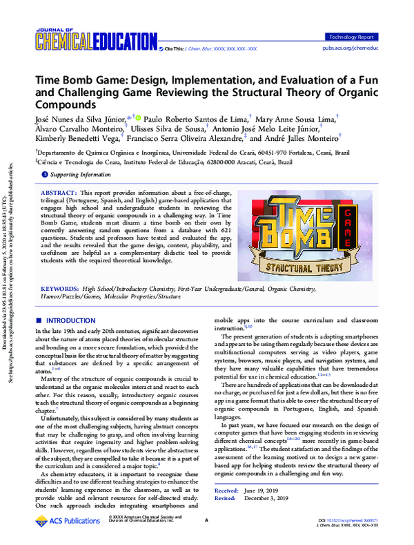 (PDF) Time Bomb Game: Design, Implementation, and Evaluation of a Fun ...