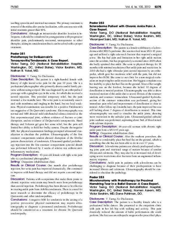 (PDF) Poster 253 Microtenotomy with Prolotherapy for Proximal Hamstring ...