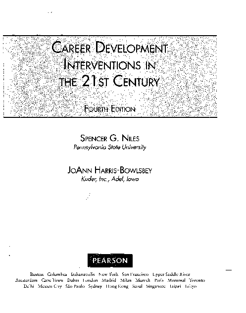 (PDF) Career Development Interventions in the 21st Century