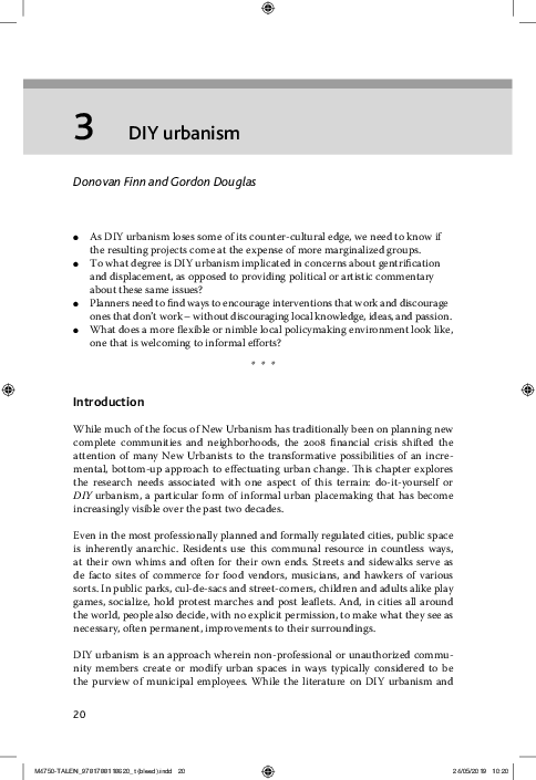 (PDF) DIY urbanism