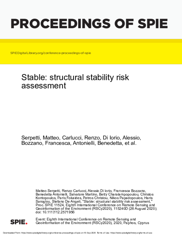 (PDF) Stable: structural stability risk assessment