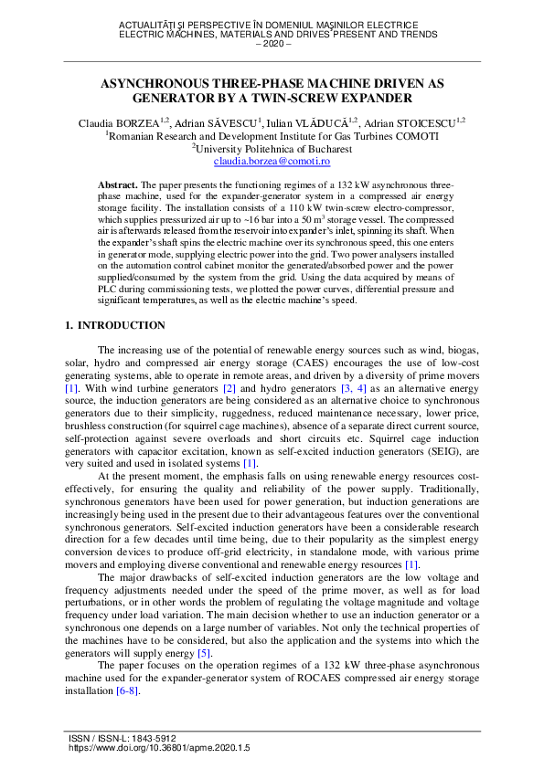 (PDF) Asynchronous Three-Phase Machine Driven as Generator by a Twin ...