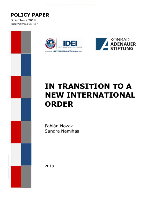(PDF) In transition to a new international order