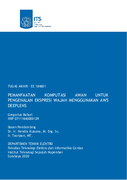 (PDF) Pemanfaatan Komputasi Awan untuk Pengenalan Ekspresi Wajah menggunakan AWS DeepLens